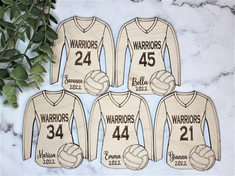 Volleyball Magnet With Name ~ Engraved Volleyball Player Gift ...