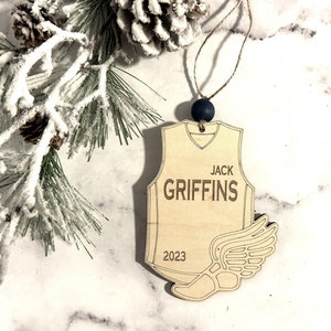 Track and Field Christmas Ornaments Running Gifts ~ Track Ornament Team ...