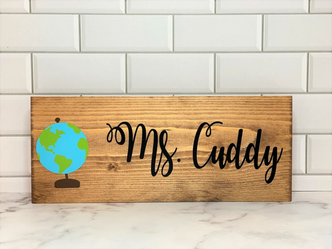 History Teacher Desk Name Plate ~ Social Studies Teacher Gift ...