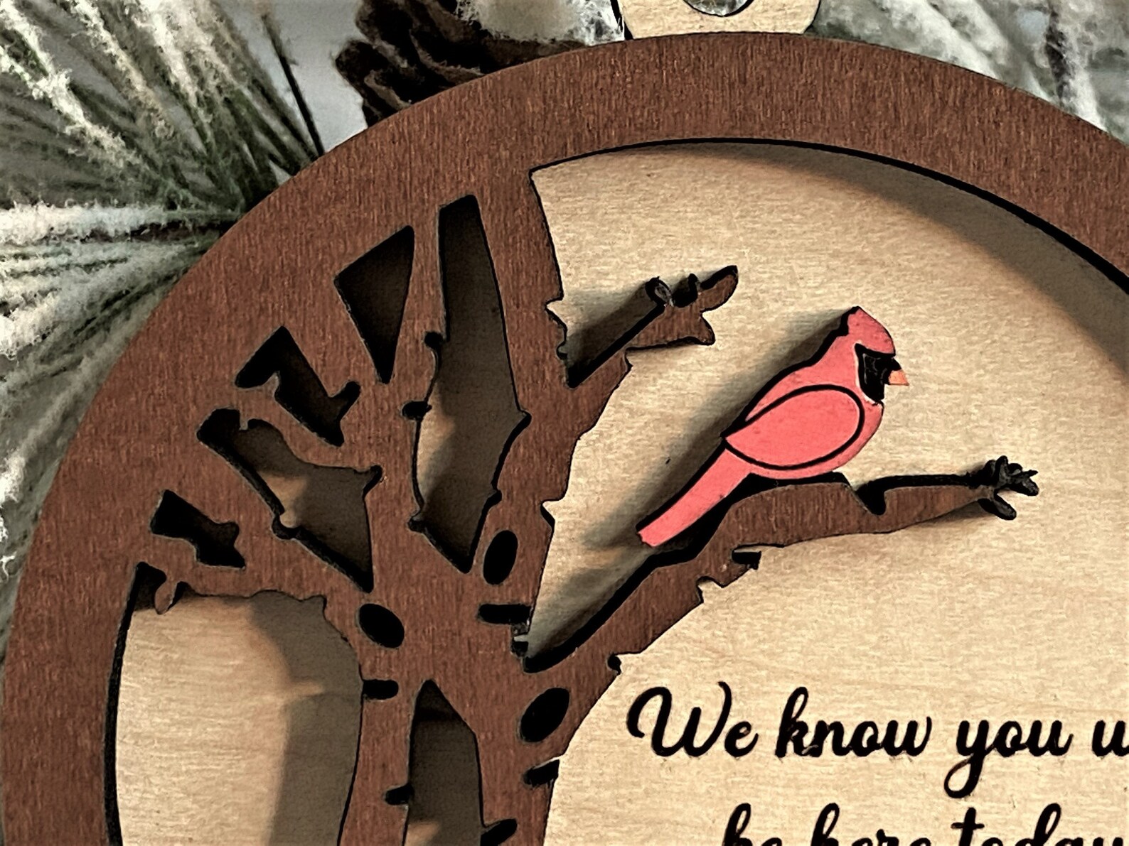 Cardinal Memorial Ornament Personalized Family Keepsake - Etsy