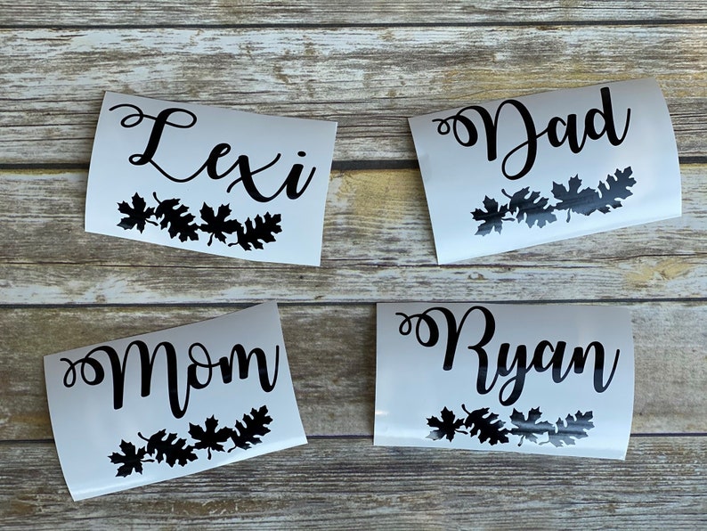 Personalized Fall Pumpkin Decal ~ Custom Name Decal Pumpkin Stickers ...