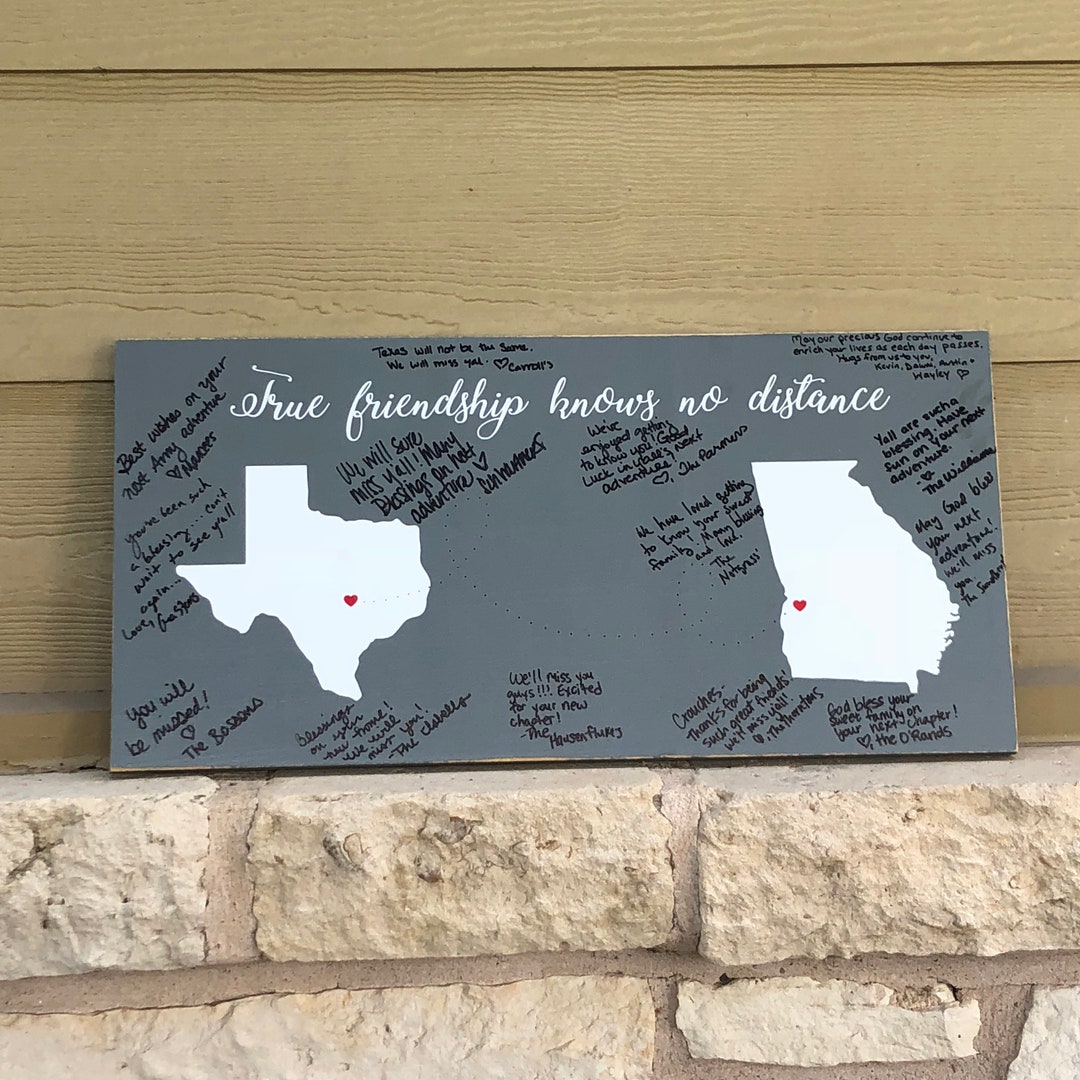 Moving Gift Going Away Gift ~ Best Friend Gift Housewarming Gift ~ Long ...