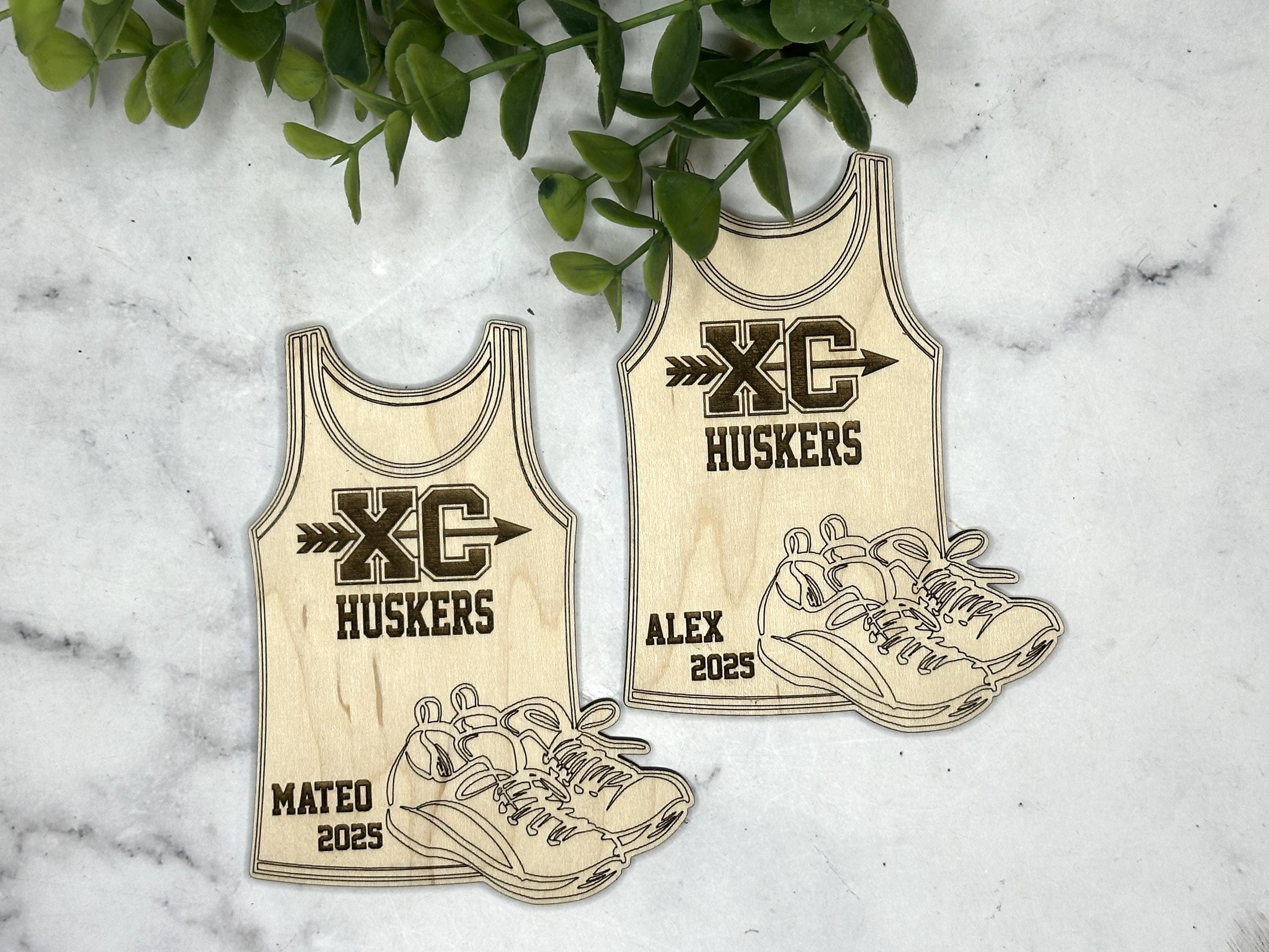 Cross Country Runner Laser Engraved Personalized Magnet With Name ...