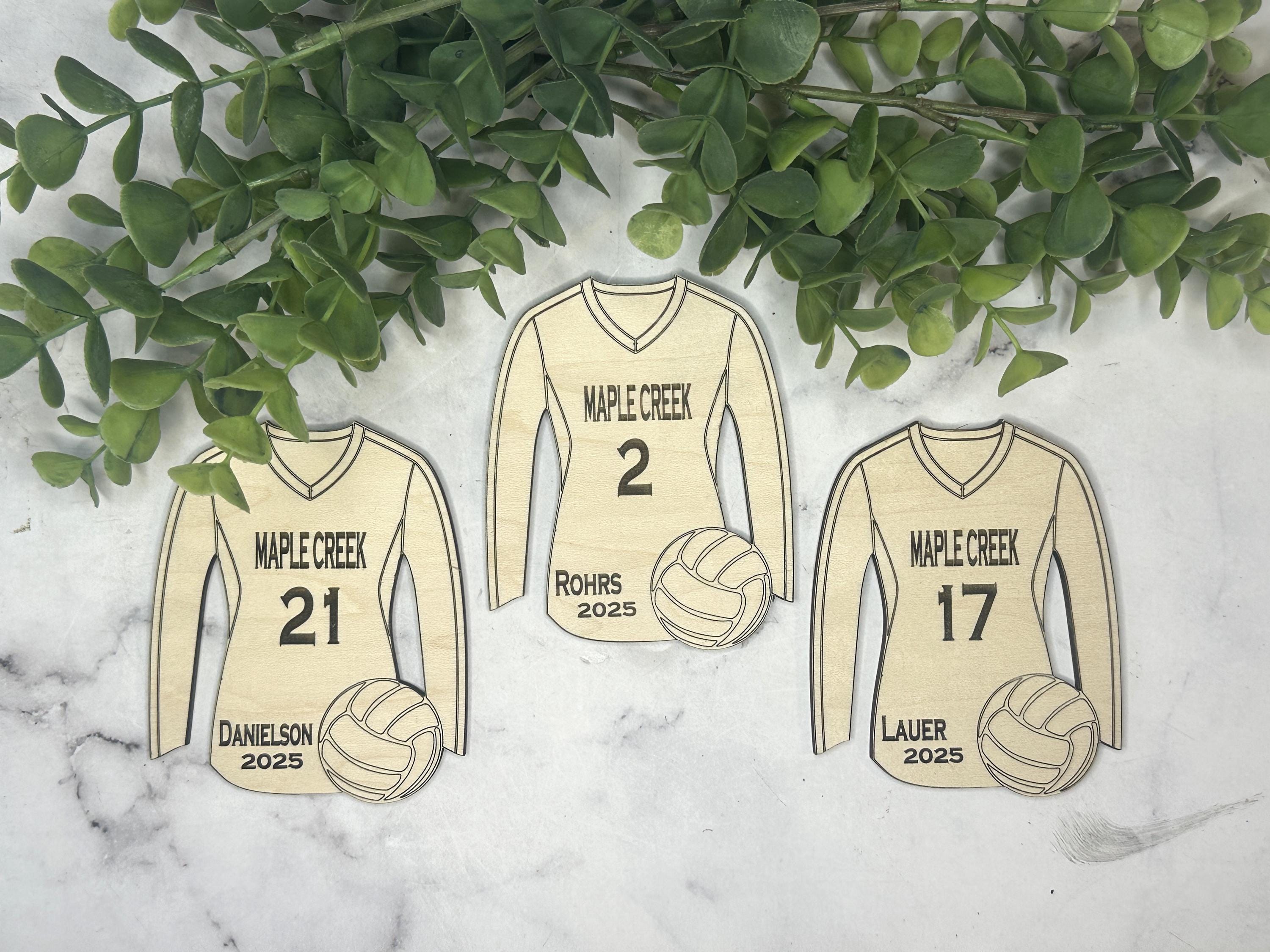 Volleyball Magnet With Name ~ Engraved Volleyball Player Gift ...