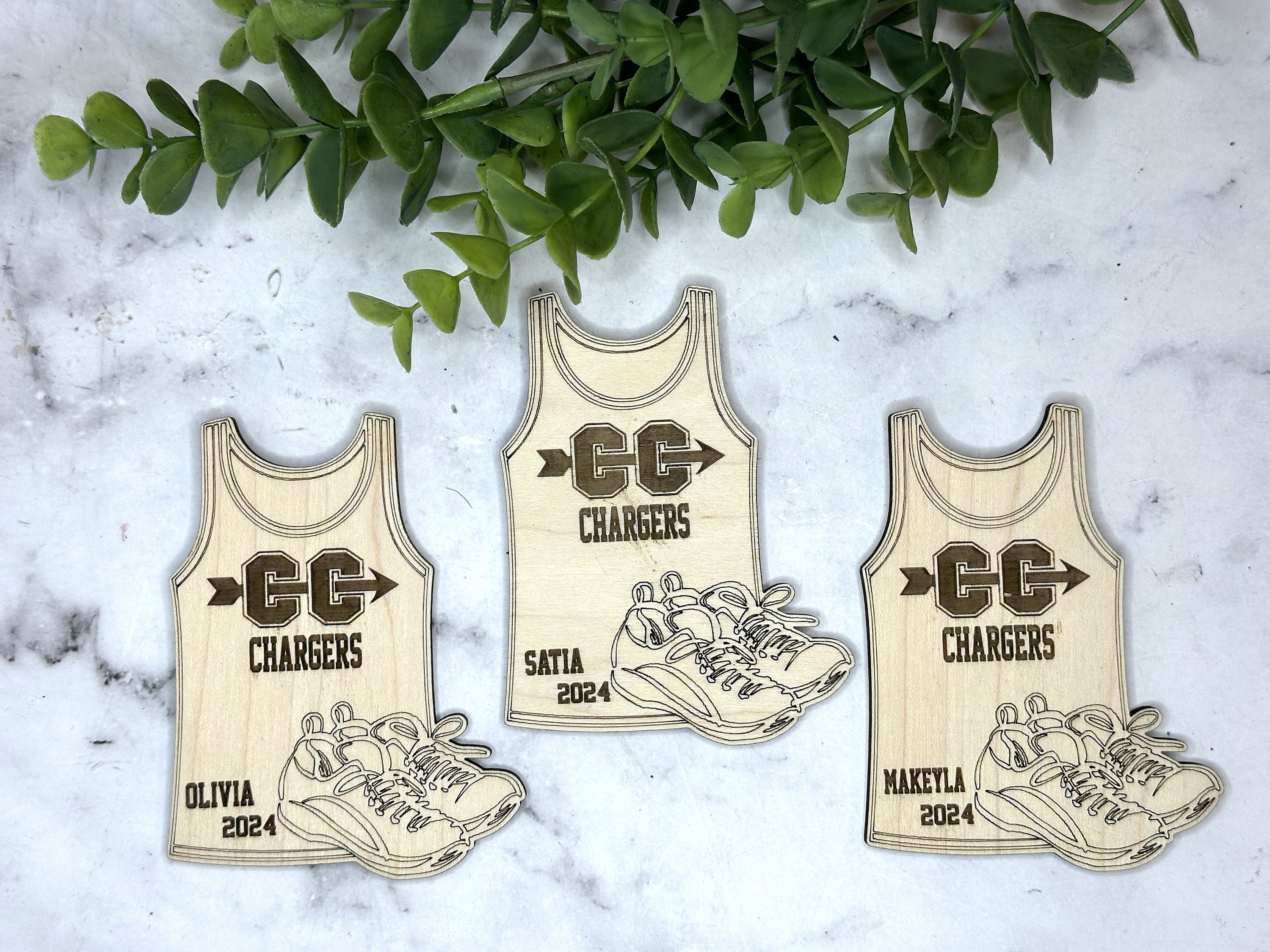 Cross Country Runner Laser Engraved Personalized Magnet With Name ...