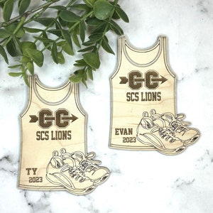 Cross Country Runner Laser Engraved Personalized Magnet With Name ...
