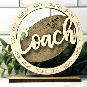 Football Coach Gifts Laser Engraved Personalized Gift Award Plaque ...