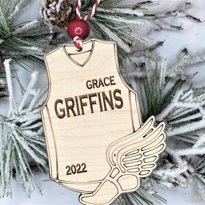 Track and Field Christmas Ornaments Running Gifts ~ Track Ornament Team ...