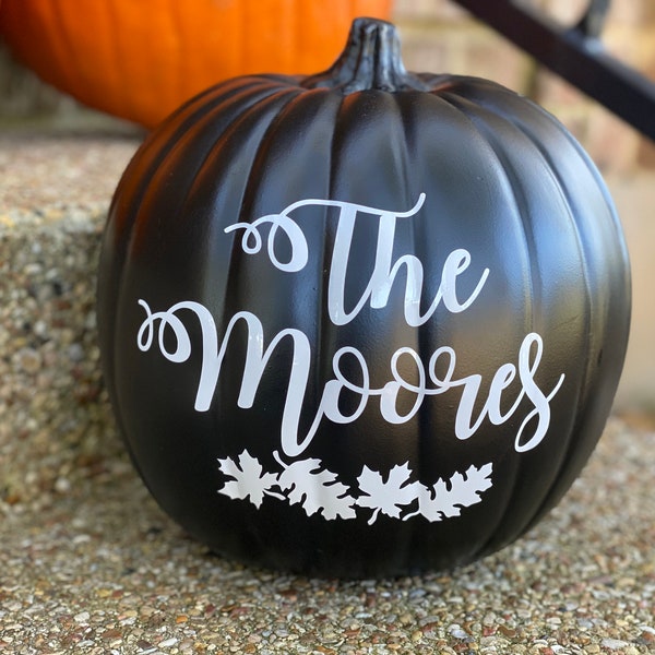 Pumpkin Decal - Etsy