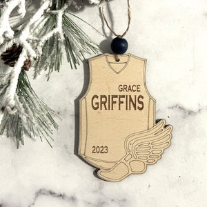 Track and Field Christmas Ornaments Running Gifts ~ Track Ornament Team ...