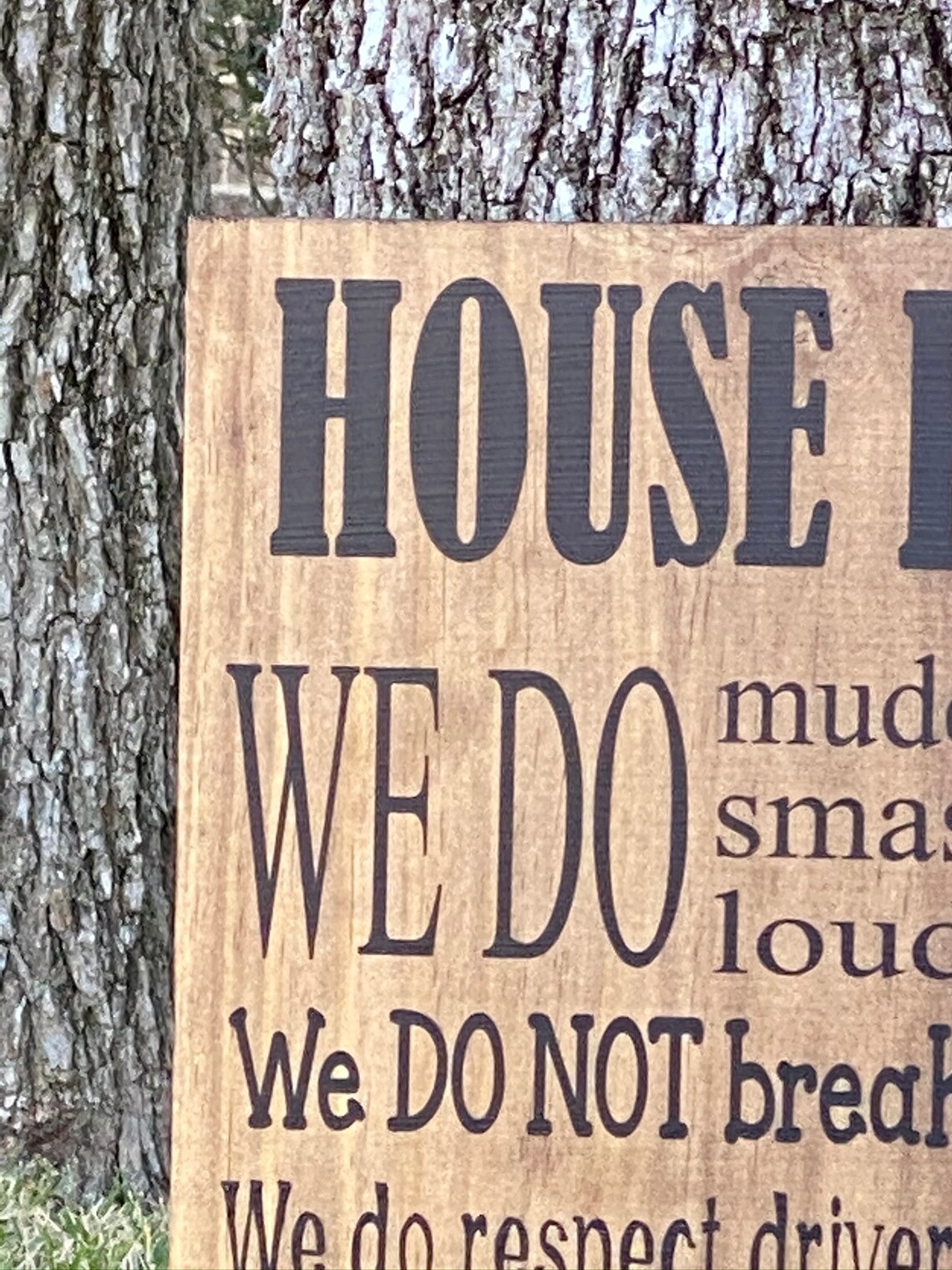 Demolition Derby House Rules Custom Wood Sign Derby Racing - Etsy