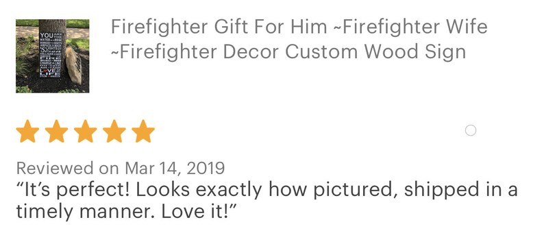 Firefighter Gift for Him Custom Wood Sign Wedding Gift ~ Personalized ...