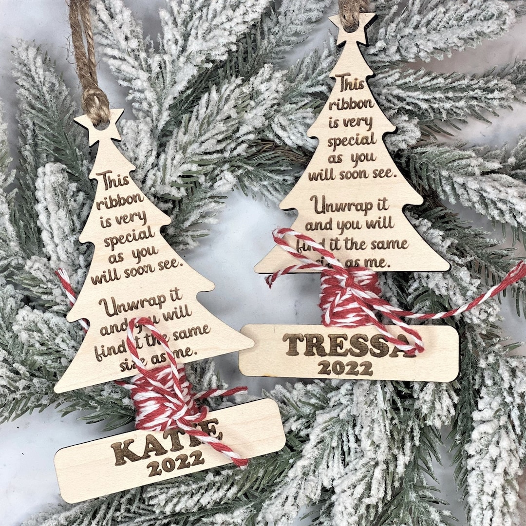 Personalized Kids Keepsake Christmas Ornament ~ Custom Kids Height ...