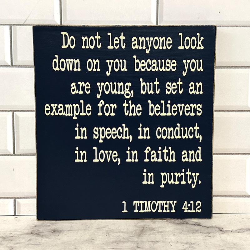 1 Timothy 4 12 - Etsy