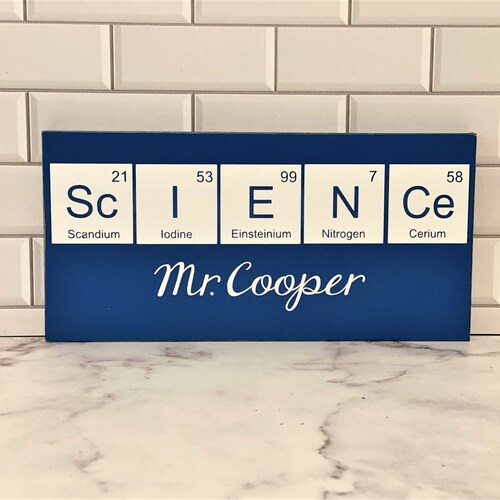 Personalized Desk Name Plate Science Teacher Gift Nameplate - Etsy