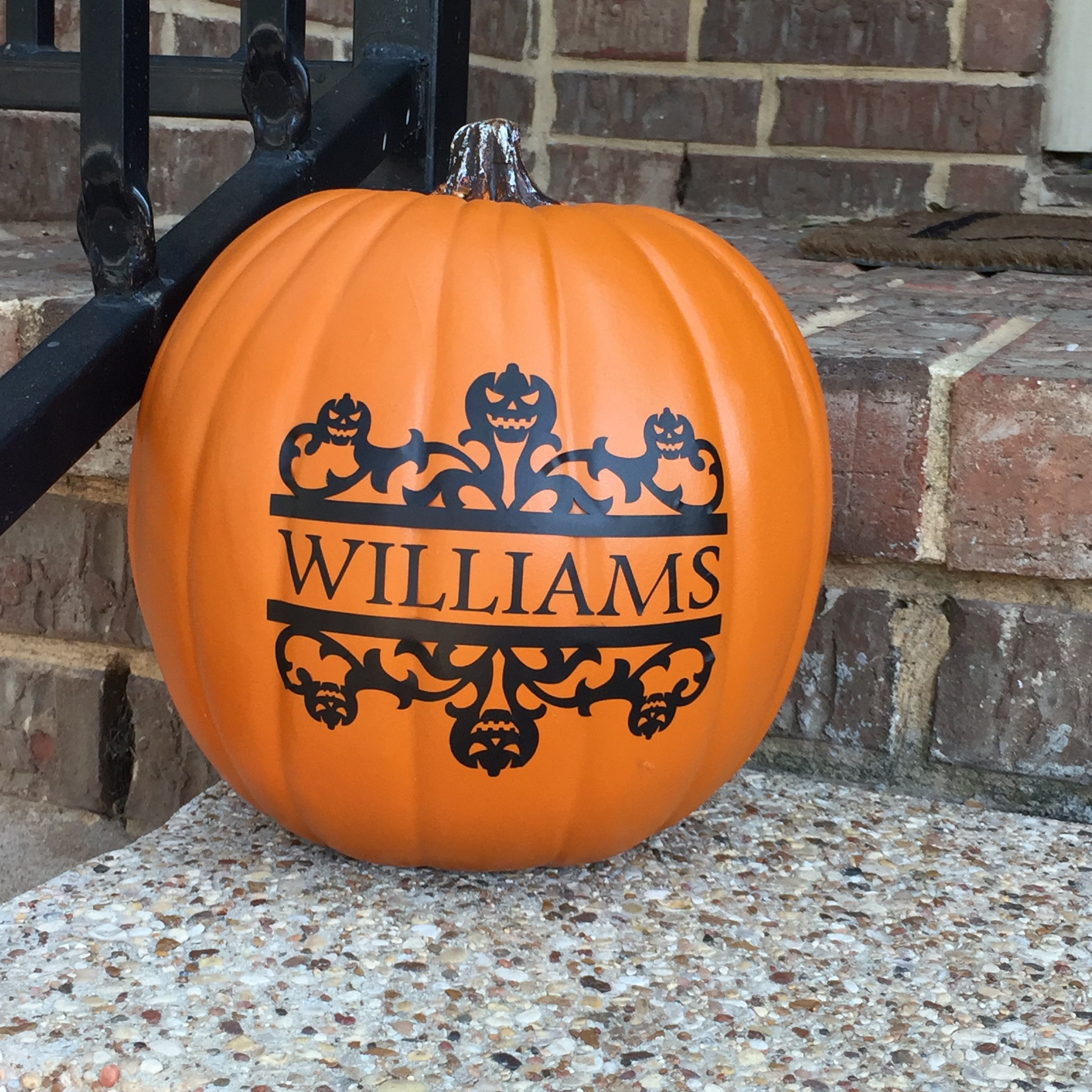 Personalized Pumpkin Decal Halloween Decal Jack O Lantern | Etsy