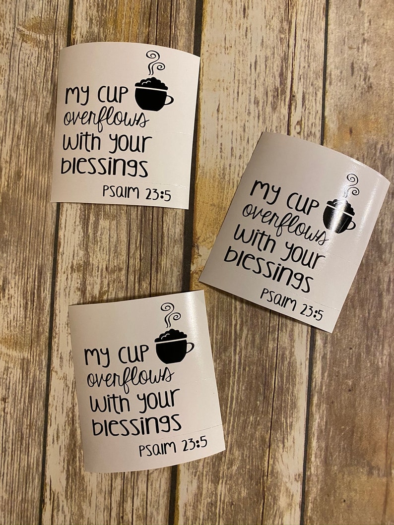 Bible Verse Coffee Station Coffee Lover's Gift My Cup | Etsy