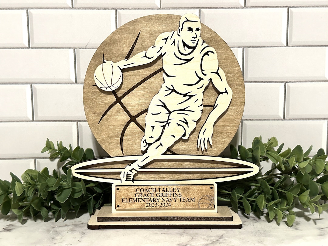 Personalized Basketball Trophy Custom Basketball Award ~ High School ...