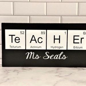 Teacher Desk Name Plate ~ READY TO SHIP ~ Science Teacher Gift ...