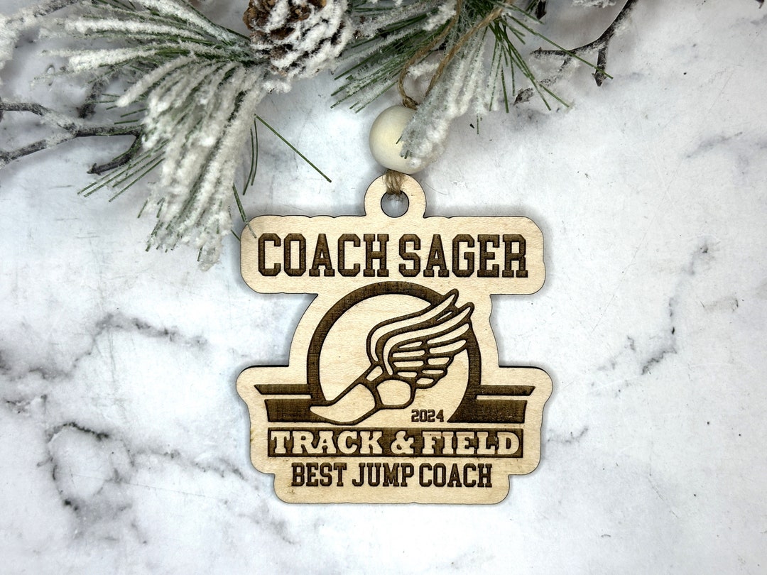 Track and Field Christmas Ornaments Coaches Gift Running Ornament ...