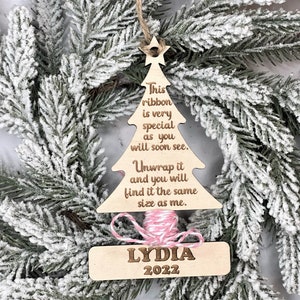 Personalized Kids Keepsake Christmas Ornament ~ Custom Kids Height ...