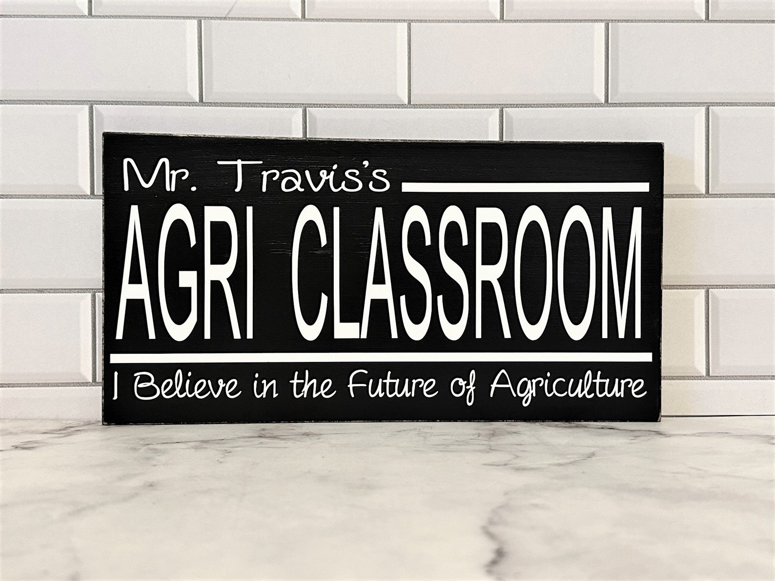 Agriculture Teacher Desk Name Plate Gift for Ag Teacher - Etsy