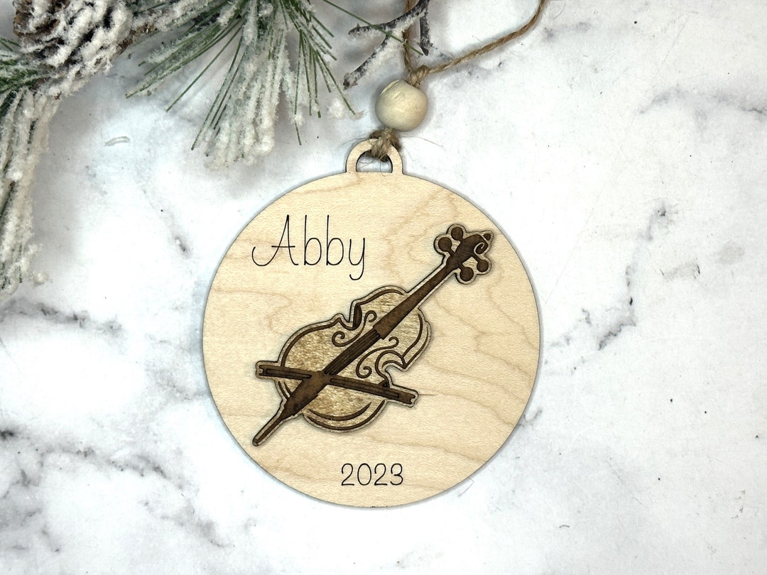 Custom Cello Teacher Gift Christmas Ornaments Music Teacher Gift ...