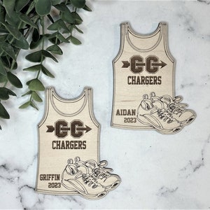 Cross Country Runner Laser Engraved Personalized Magnet With Name ...