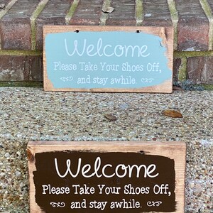 Custom Shoe Sign Please Remove Shoes Front Porch Sign for Shoes Basket ...