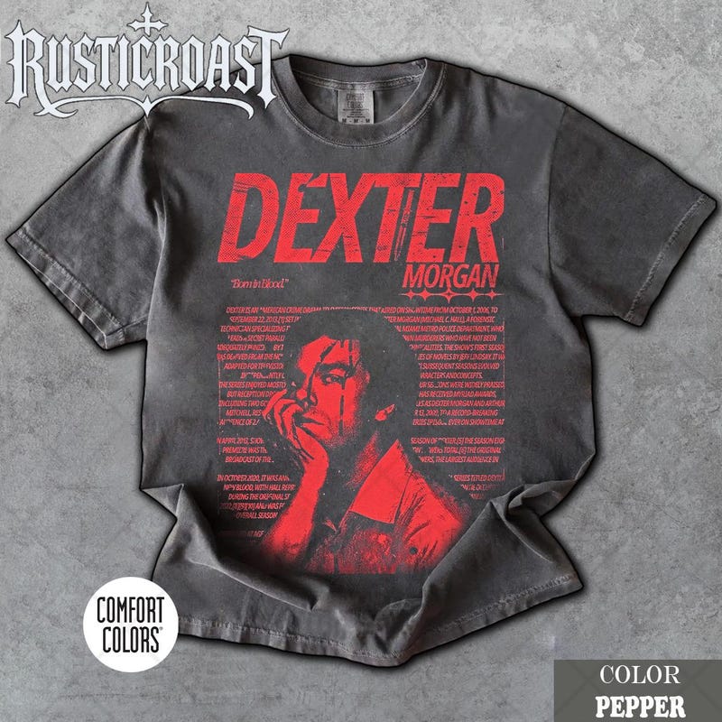 Dexter Morgan Middle Finger - Etsy