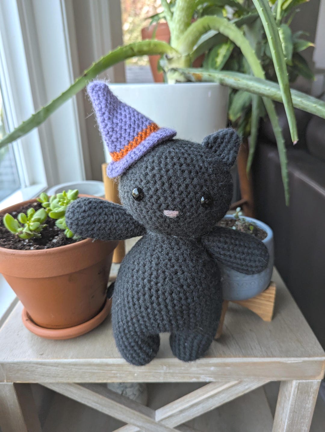 Black Cat Amigurumi Pattern PDF in English: Spooky Halloween Crochet ...