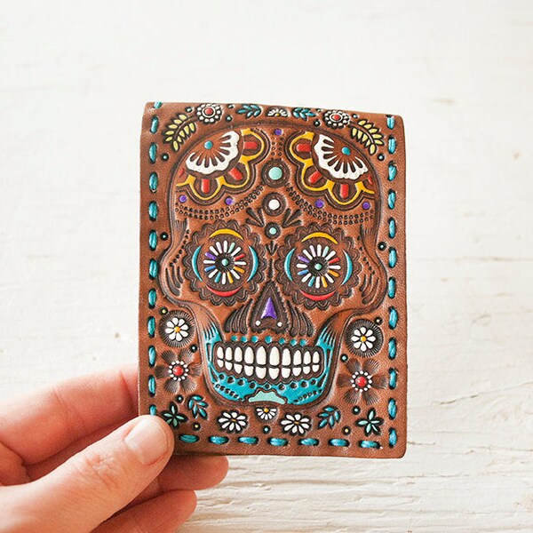 Skull Wallet - Etsy