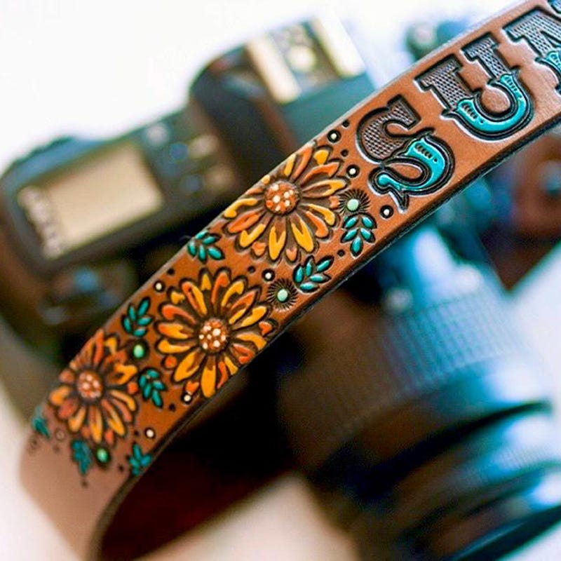 Sunflowers Camera Strap - Etsy