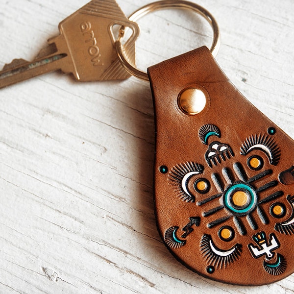 Navajo Keychain - Etsy