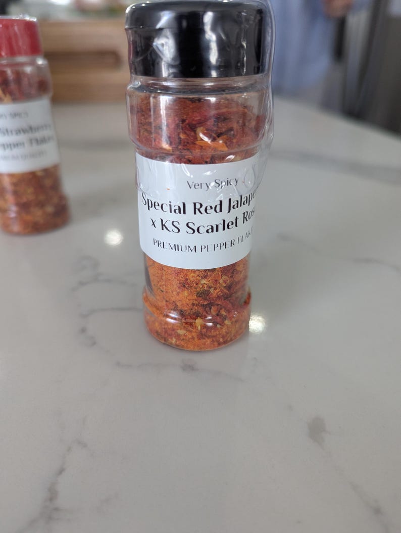 Red Jalapeno & KS Scarlet Rose Pepper Flakes - Etsy