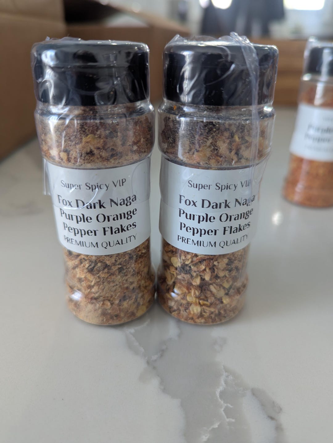 Fox Dark Naga Purple Orange Pepper Flakes - Etsy