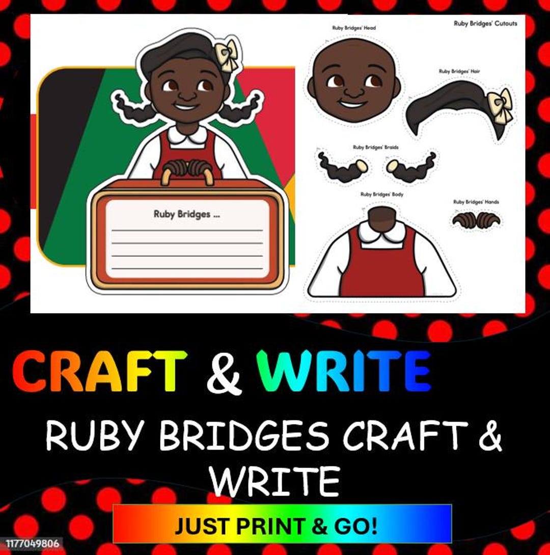 RUBY BRIDGES CRAFT Color and Write - Etsy