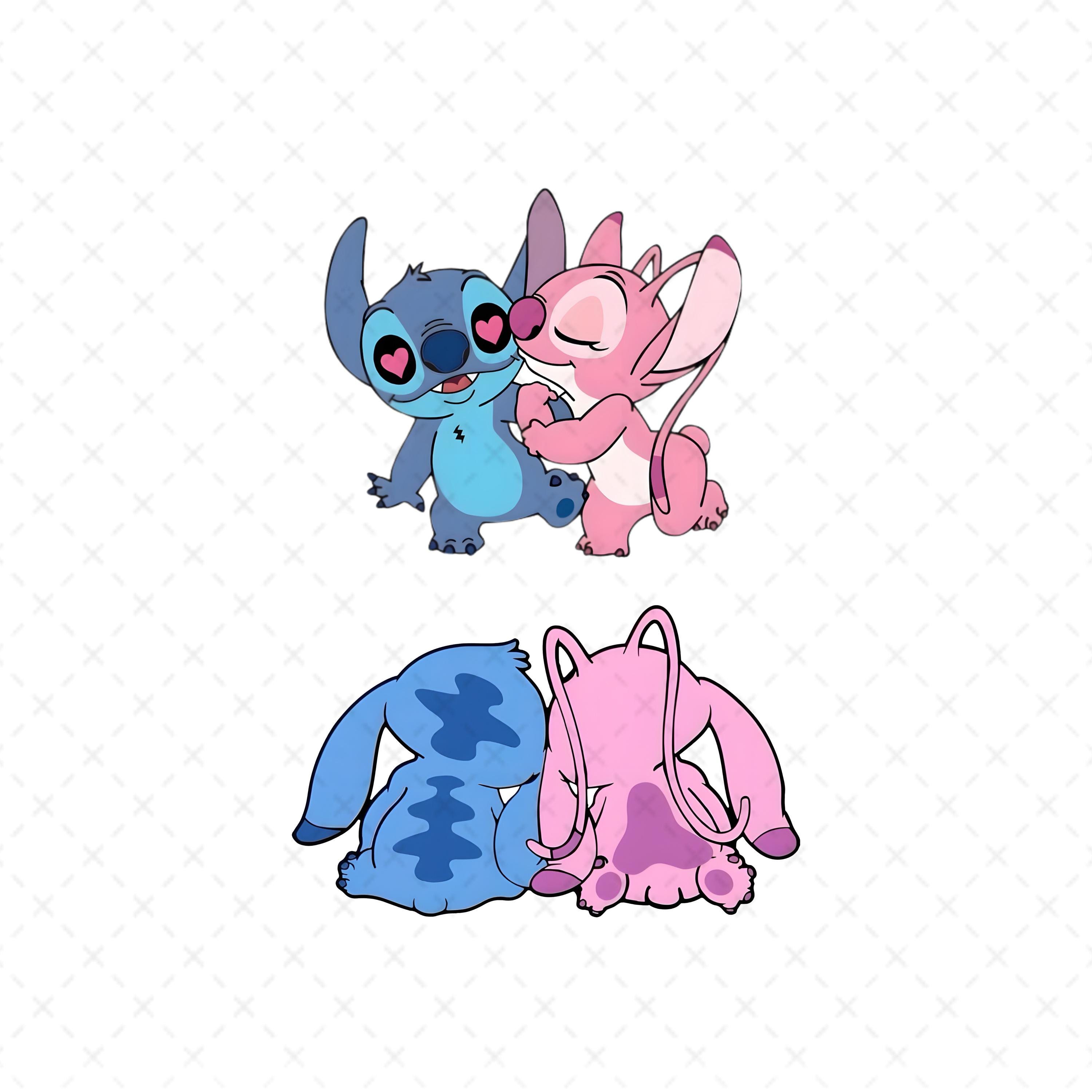 Stitch and Angel Png Bundle, Stitch Png, Stitch Couple Png, Png, Stitch ...