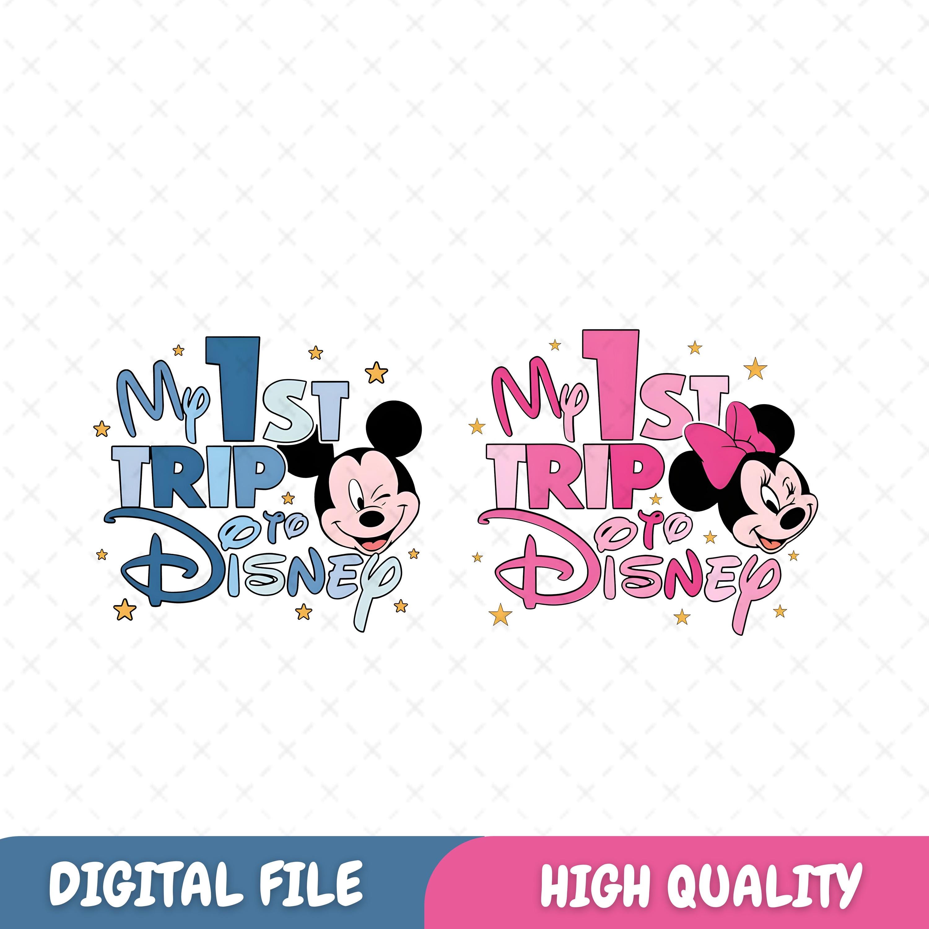 My First Trip to Disney Trip Png, Mickey Mouse Trip Png, My First Png ...