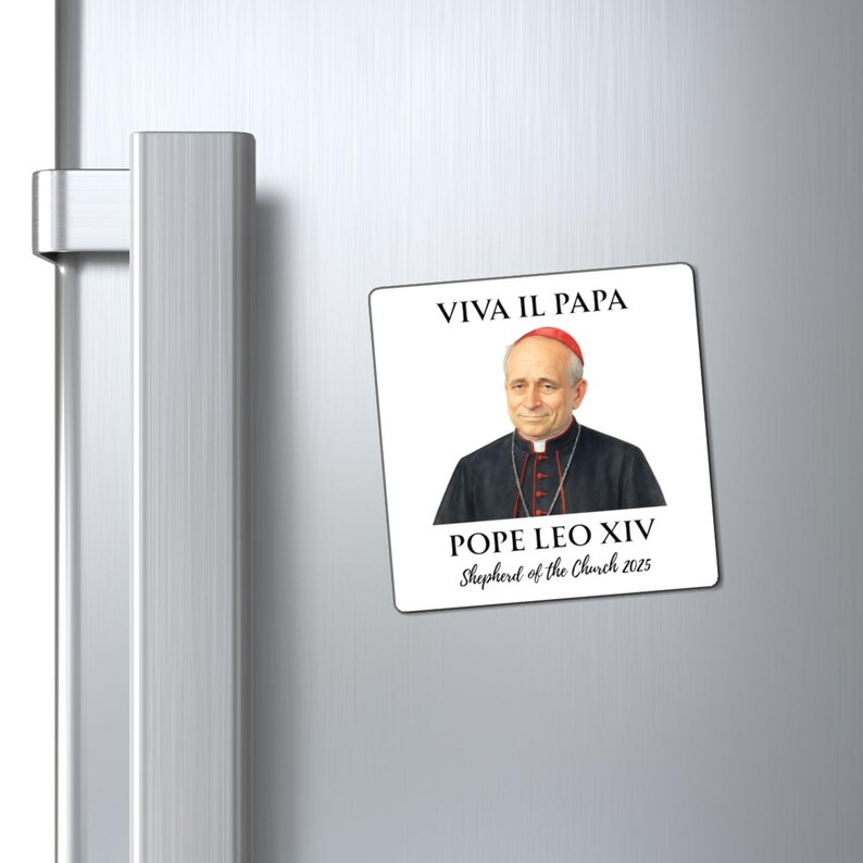 Pope Leo XIV Religious Magnet, Shepherd of the Church 2025 Fridge ...