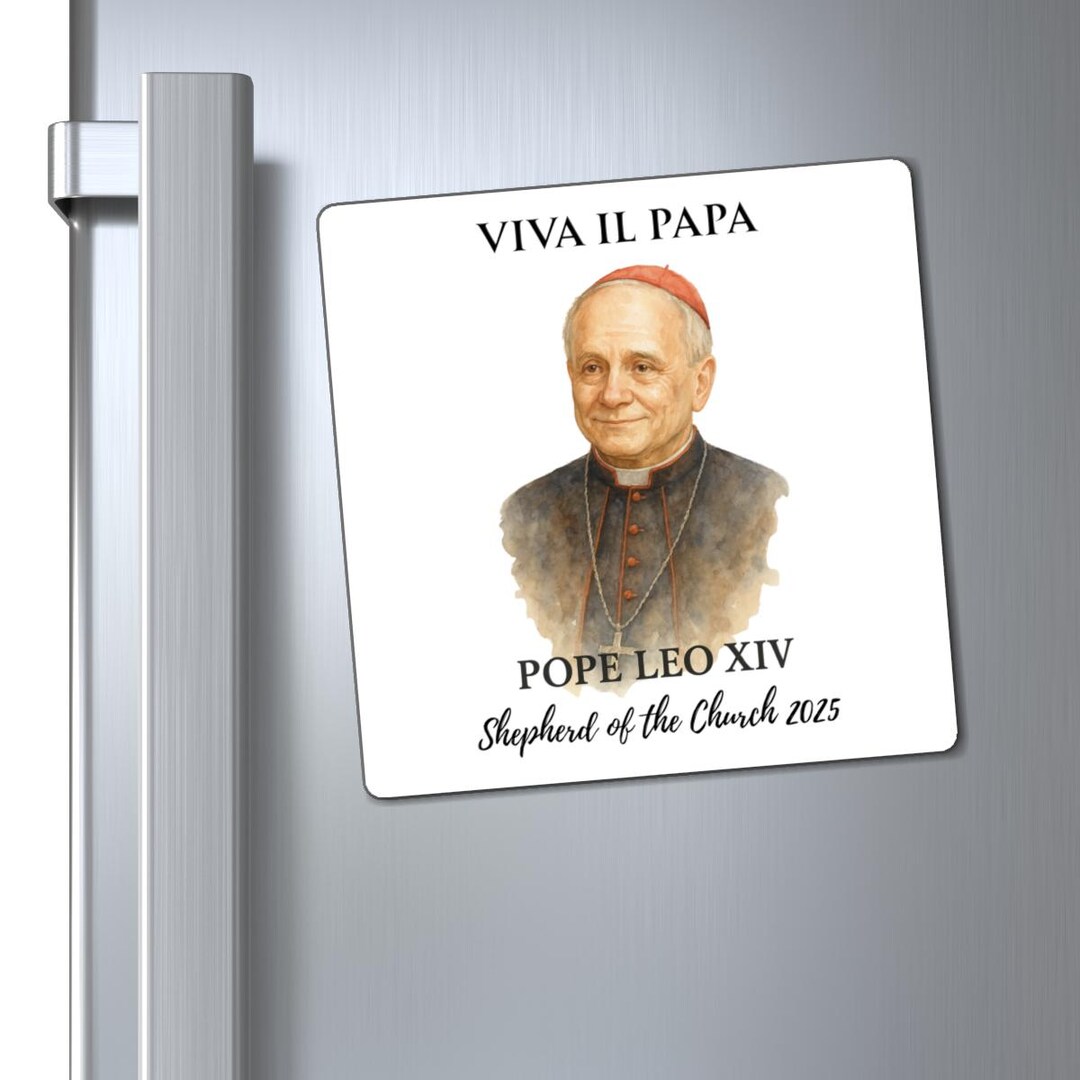 Pope Leo XIV Religious Magnet, Shepherd of the Church 2025 Fridge ...