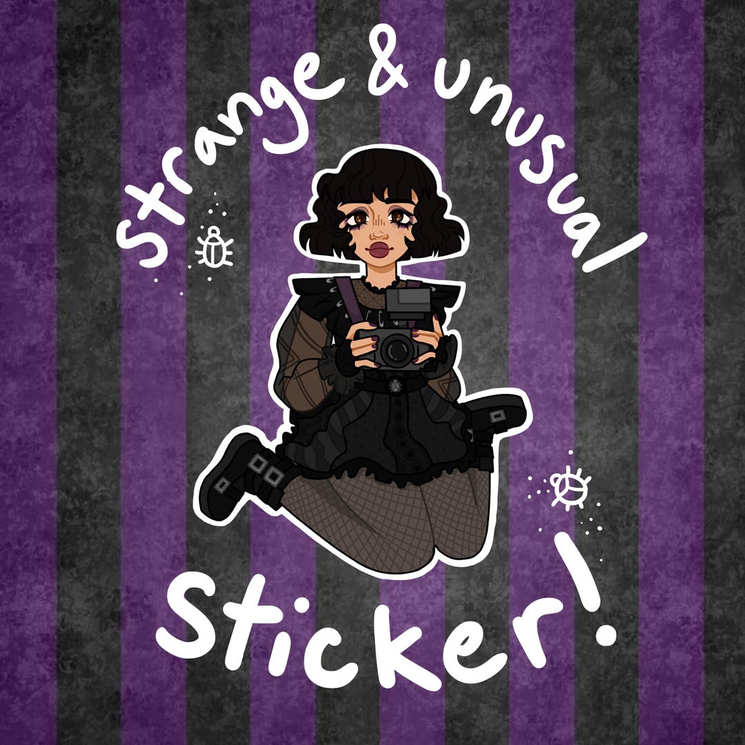 Strange & Unusual | Beetlejuice the Musical Lydia Deetz Sticker - Etsy