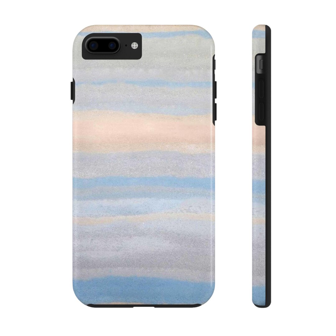 Blue Rammed Earth Texture Phone Cases - Eco-friendly, Durable Cell ...
