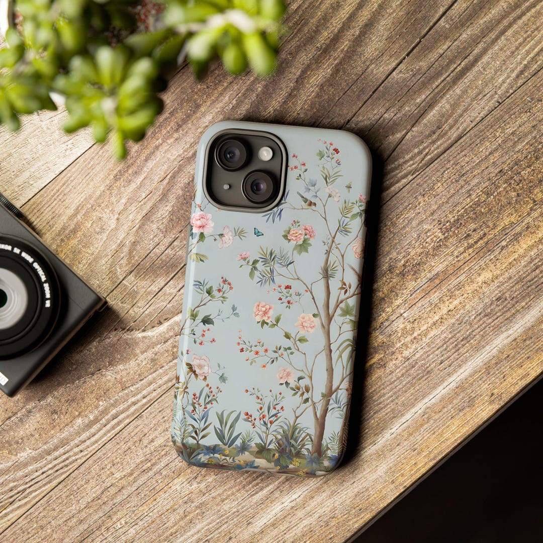 French Rococo Floral Tough Phone Cases - Elegant and Durable Smartphone ...