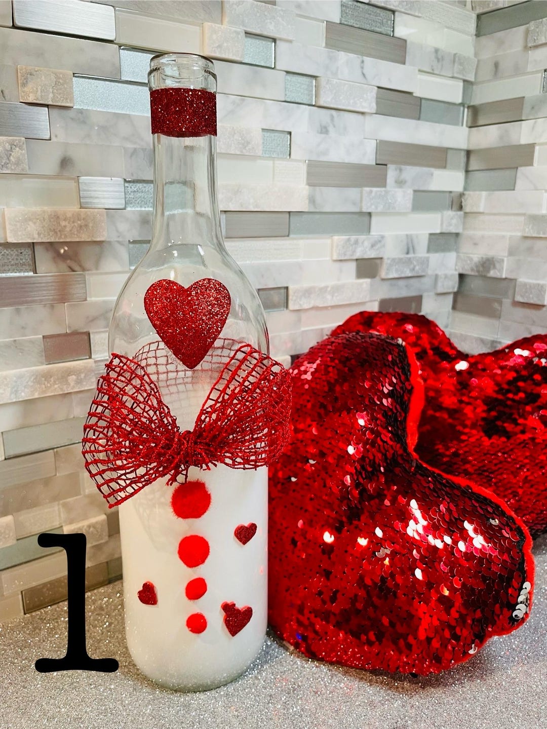 Glass Bottle Decor, Wine Bottle for Any Drink, Table Centerpieces ...