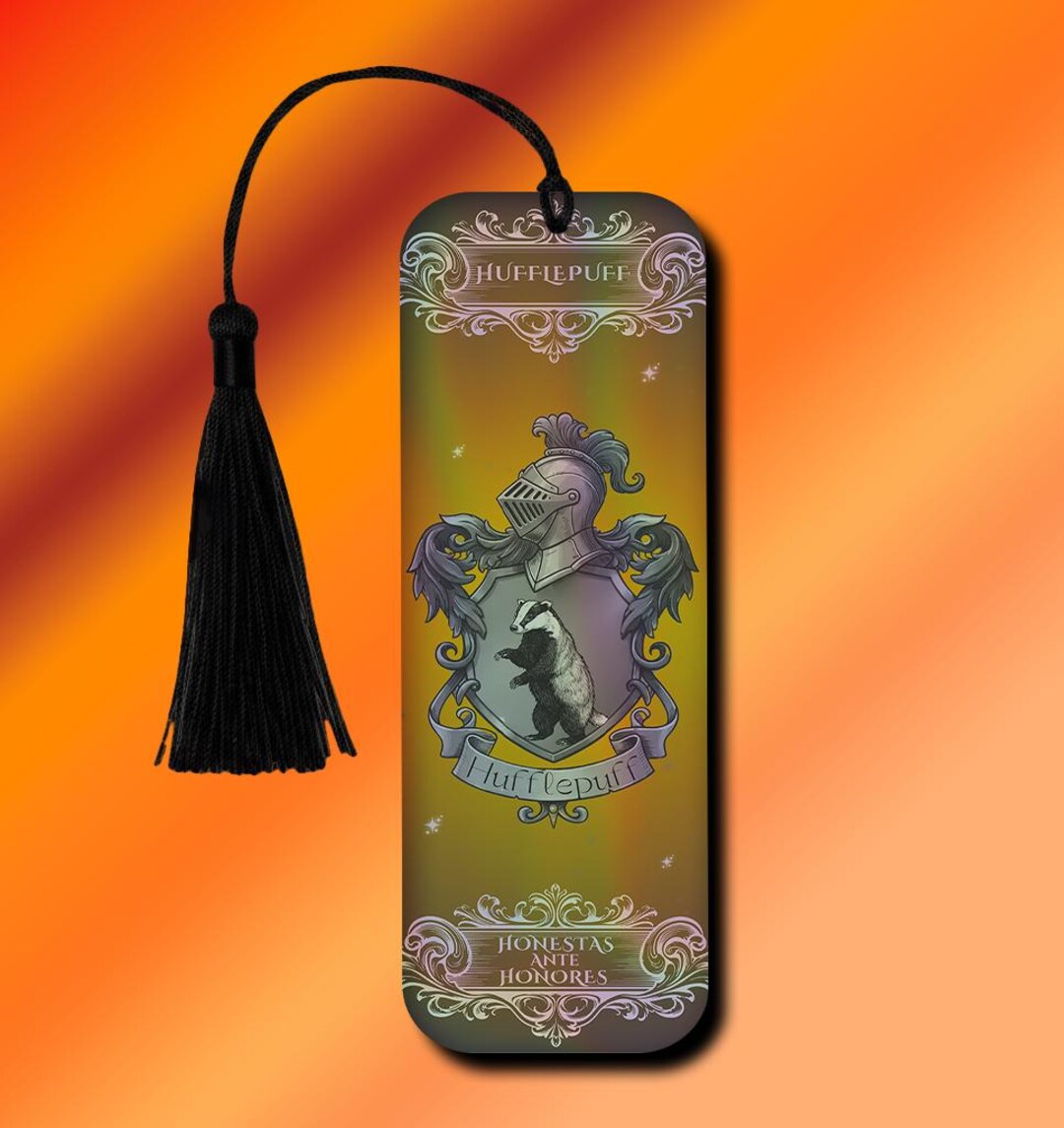 Personalized Hufflepuff Bookmark | Custom Name HP Book Mark ...