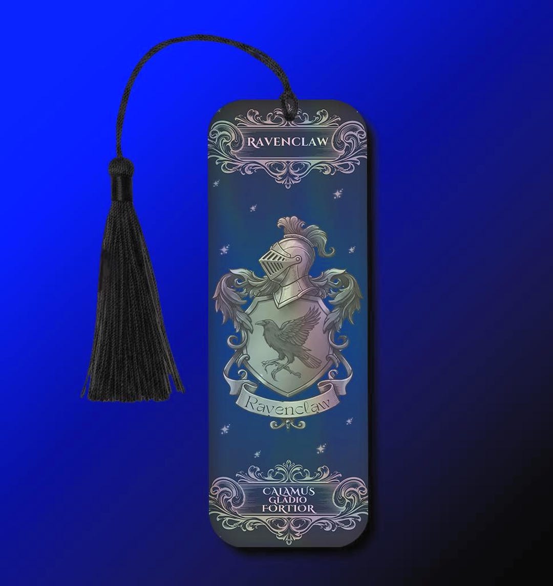 Personalized Ravenclaw Bookmark | Custom Name HP Book Mark ...