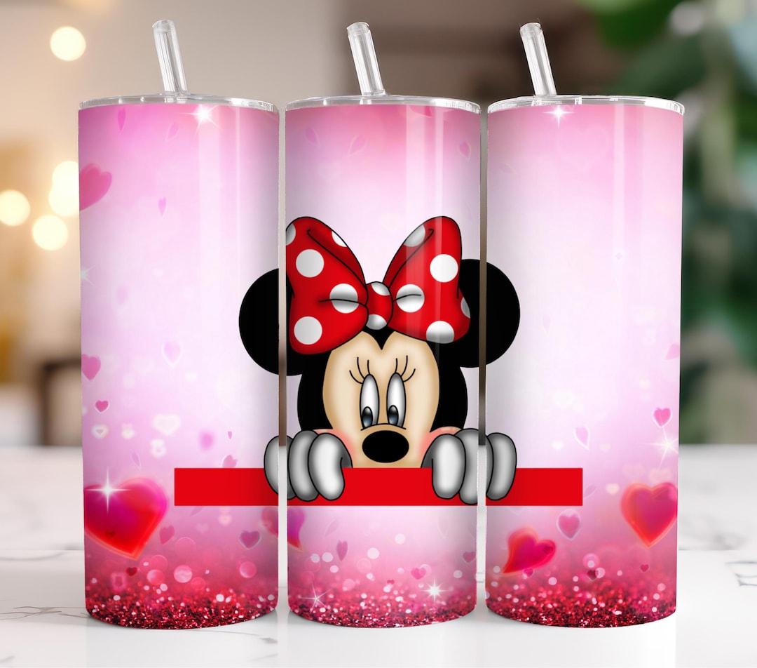 Minnie Mouse Tumbler Wrap, 20oz Skinny Tumbler Wrap, 20oz Minnie ...