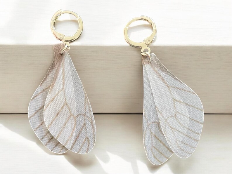 Christmas Ethereal Earrings |soft Dragonfly Wing Earrings | Nature Inspired Jewelry | Free CDN ...