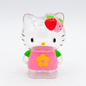 Sanrio 2002 Rare Transparent Miniature Hello Kitty Piggy Bank Coin Bank ...